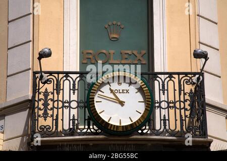 Rolex store Rue d Antibes City of Cannes France Stock Photo - Alamy