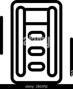 Inflatable bed icon, outline style Stock Vector Image & Art - Alamy