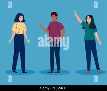 beautiful women together avatar characters Stock Vector Image & Art - Alamy
