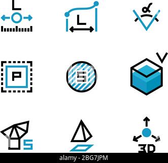 Square area, size, surface areas, 3d dimension, angle and perimeter ...