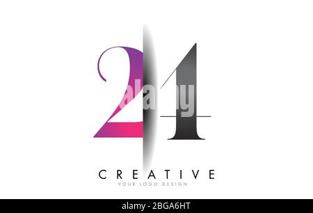 24 logo . number 24 logo. 24 hour logo Stock Vector Image & Art - Alamy