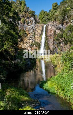 Hunua Falls, Hunua Ranges, Auckland, North Island, New Zealand Stock ...