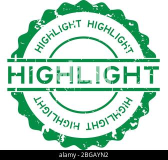 highlight stamp. highlight sign. round grunge label Stock Vector Image & Art - Alamy