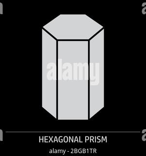 Hexagonal Prism outline icon Stock Vector Image & Art - Alamy