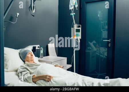 A chemotherapy ward in a specialist cancer hospital at the Muni Seva ...