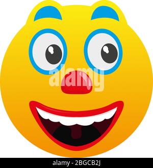 Isolated crazy happy emoji Stock Vector Image & Art - Alamy