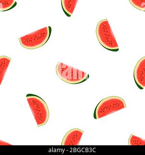 Theme big colored seamless watermelon, bright berry pattern for seal ...