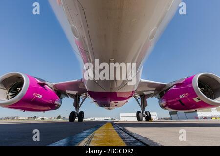 The Belly of the A320 Stock Photo - Alamy