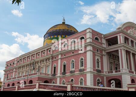 The Amazon Theatre an opera house located in Manaus, Brazil Stock Photo ...