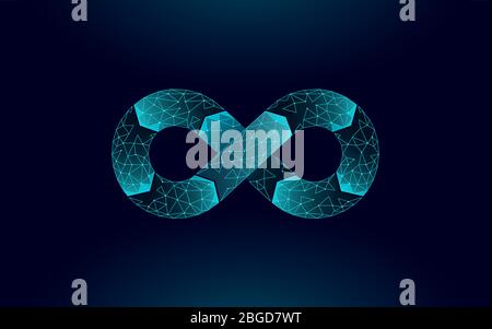 Devops software development operations infinity symbol. Programmer ...