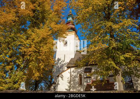 Church in Kacwin. Kacwin, Lesser Poland, Poland Stock Photo - Alamy