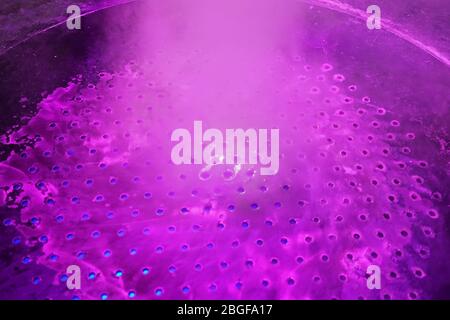Close up Tornado simulator machine Stock Photo - Alamy