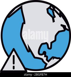 universe world planet fill style icon vector illustration design Stock ...