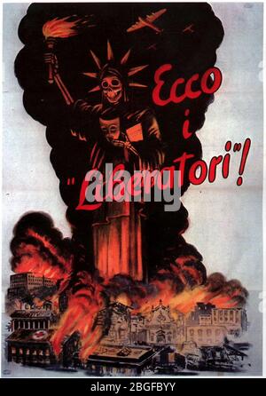 Here are the the liberators Italian WWII Poster Statue of Liberty Stock ...
