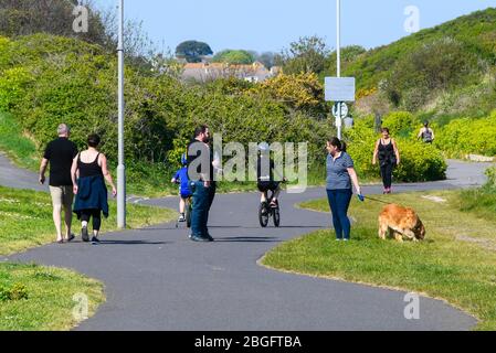 The Rodwell Trail in Weymouth in Dorset, England - a scenic walk Stock ...