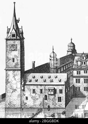 Hessem Schloss Merian Bergfried is a historical castle in Germany ...
