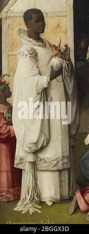 'Triptych of the Adoration of the Magi' by Hieronymus Bosch depicts the ...