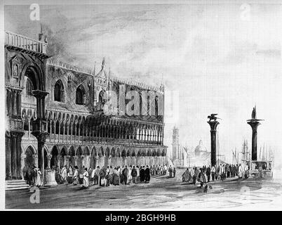 Hippolyte Sebron La Piazzetta A Venise Stock Photo - Alamy