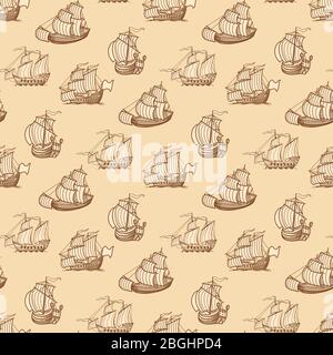 Ship pattern seamless background texture repeat wallpaper geometric ...