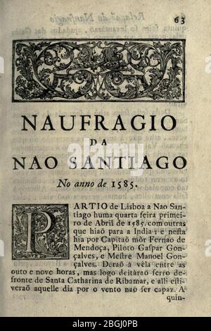 'Historia Tragico-Maritima 0081' is a historical narrative that depicts ...