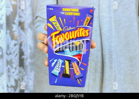 Cadbury Favourites Chcolates in a box Stock Photo - Alamy