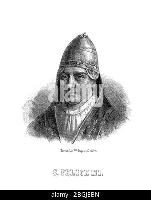 Felix III., Pope Stock Photo - Alamy