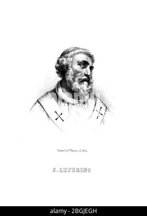 Zephyrinus, papa Stock Photo - Alamy