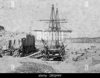 H.M.S Curacoa 1865 Stock Photo - Alamy