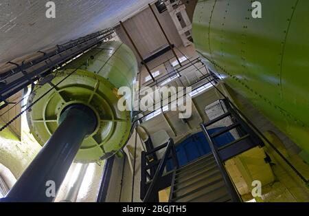 Beautifully restored components of Tower Bridge's old lifting mechanism ...