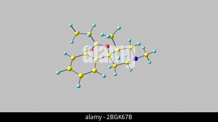 Prodine - Prisilidine - molecular structure. It is an opioid analgesic ...