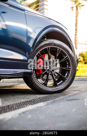 Front wheel drive drag racing car at start line Stock Photo - Alamy