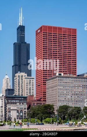 Top of the Sears Tower Stock Photo - Alamy