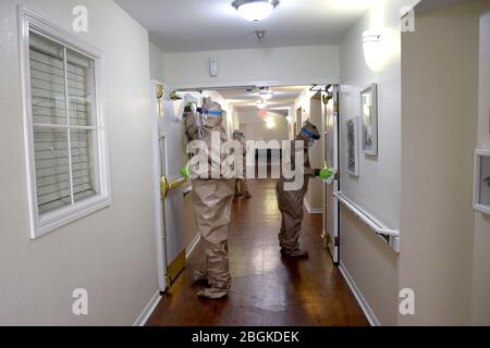 U.S. Air Force Airmen from the 379th Air Expeditionary Wing insert a ...