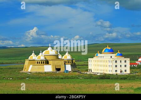Summer in Hulunbuir Prairie, Inner Mongolia Stock Photo - Alamy
