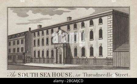 South Sea House, Threadneedle Street, City of London, 1830. Artist: A ...