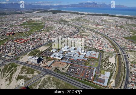 Aerial photo of Khayelitsha Hospital Stock Photo - Alamy