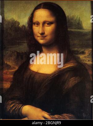 LEONARDO DA VINCI. LA JOCONDE. MONA LISA Stock Photo - Alamy