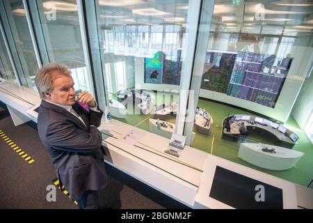 Wendlingen, Germany. 22nd Apr, 2020. The logo of the TransnetBW ...