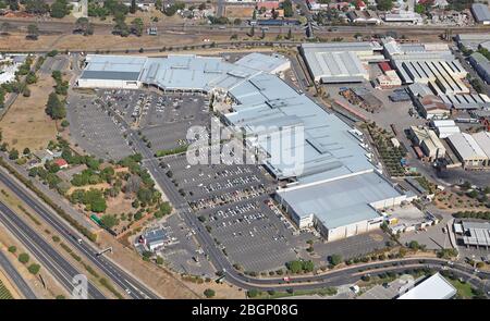 Aerial photo of Paarl Mall Stock Photo - Alamy