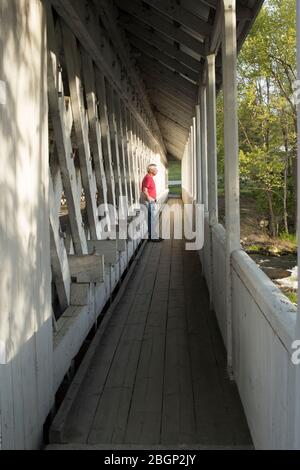 New Wooden Walk Bridges Stock Photo - Alamy