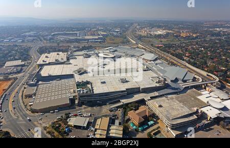 Aerial photo of Fourways Mall Stock Photo - Alamy