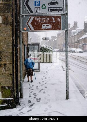 The market town of Rothbury in Northumberland, UK Stock Photo - Alamy