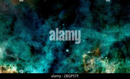 Green cosmic background. Nebulae space. Elements of this image ...