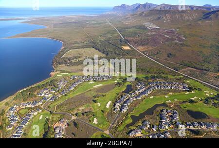 Aerial photo of Bot River lagoon and surrounding Stock Photo - Alamy