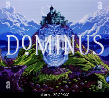 Dominus - Sega Genesis Mega Drive - Editorial use only Stock Photo - Alamy