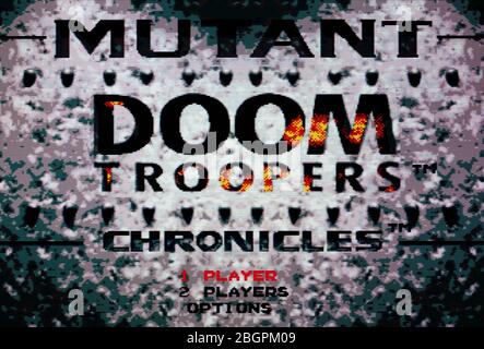 Mutant Doom Troopers Chronicles - Sega Genesis Mega Drive - Editorial ...