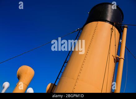 The SS Nomadic, a former tender of the White Star Line (launched 1911 ...