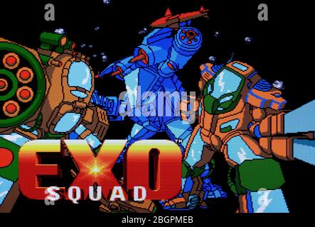 EXO Squad - Sega Genesis Mega Drive - Editorial use only Stock Photo ...