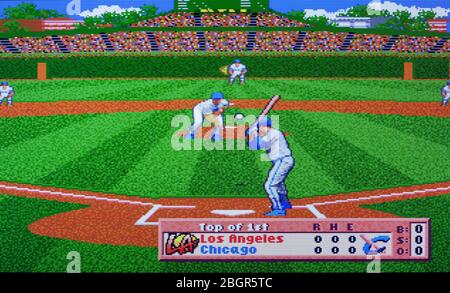 Hardball '94 - Sega Genesis Mega Drive - Editorial use only Stock Photo ...