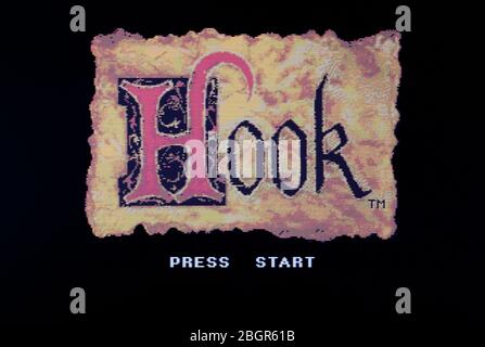Hook - Sega Genesis Mega Drive - Editorial use only Stock Photo - Alamy
